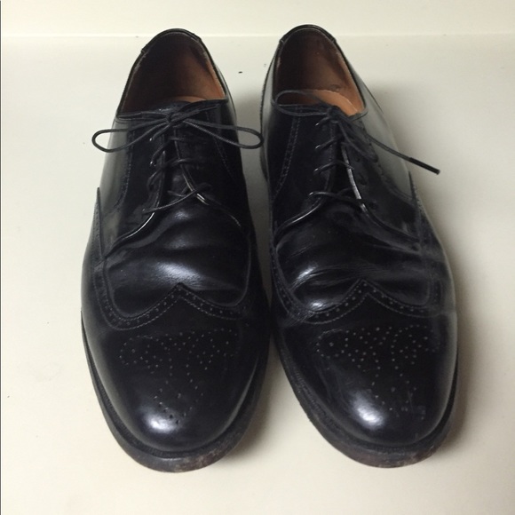 Bostonian | Shoes | Bostonian Black Wing Tip Lace Up Size 1 | Poshmark